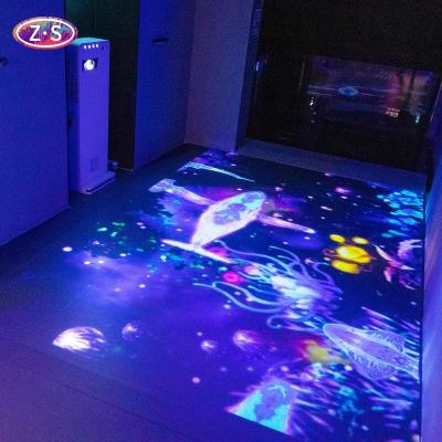 China Interactive Floor Projector 4000 Lumens 3LCD for Schools Kindergartens Early Education for sale