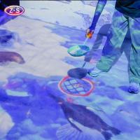 China Joyful Beach Projection Interactive Game Multiplayer Collaboration 1920x1080 HD for sale