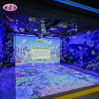 China AR Joyful Beach Interactive Projection Game System with 2.8m×5m Wall and 4.8m×5m Floor Display for Multi-sensory Learning for sale