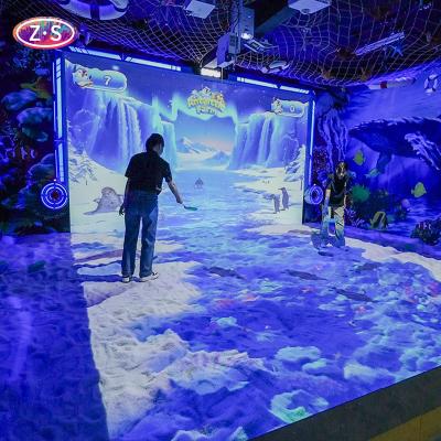 China AR Joyful Beach Interactive Projection Games System with High-Brightness Projectors and Motion Tracking Technology for sale