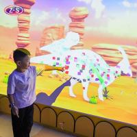 China Science Center Digital Exhibit with Interactive Coloring Wall for Curiosity Play for sale