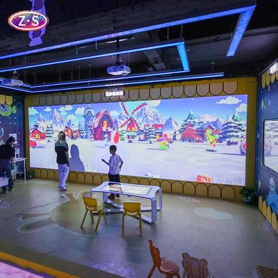 China Interactive Wall Drawing Game 3800 Lumen Projector 10 Themed Worlds Commercial Grade for sale