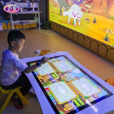 China Interactive Coloring Wall with Motion Response Characters Immersive Drawing 10 Play Modes for sale