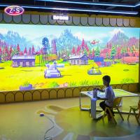 China Interactive Digital Drawing Game Immersive Touchscreen 10 Play Modes for Kids Entertainment for sale