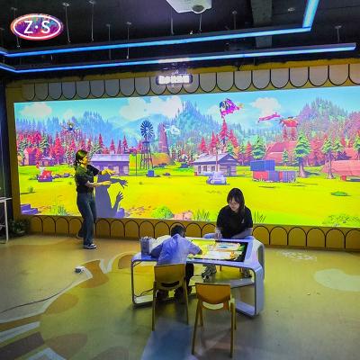 China Interactive Drawing Game 3800 Lumen Projector Infrared Touch 10 Themed Scenes for sale
