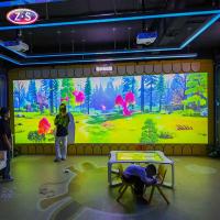 China Pediatric Play Area Interactive Coloring Wall with 10 Self-Developed Animal Games for sale