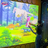 China Kids Activity Center Featuring Interactive Coloring Wall for Imaginative Play for sale