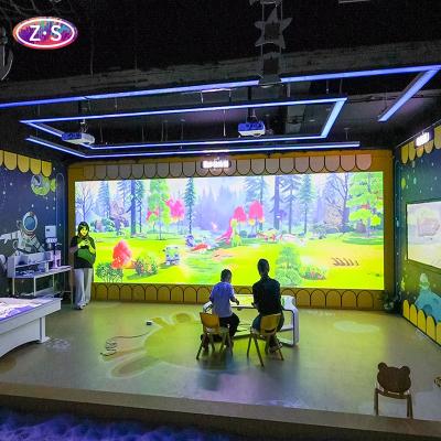 China 3D Visual Effects Surround Sound Immersive Interactive Wall Drawing Game 4000lm for sale