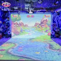 China Short Throw Indoor Beach Projection Interactive Game System with 1080p Resolution and 6 Thematic Environments for Shopping Malls for sale