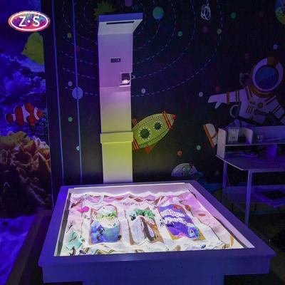 China 5 Games Interactive Sand Table with Kinetic Learning - Real-time Topographic Modeling for STEM Education for sale