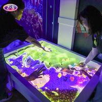 China Interactive Topographic Sandbox Dynamic Sand Mapping Table 120cm for Public Events for sale