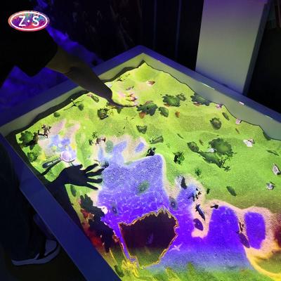 China 1.6×1.2m Interactive Sandbox with Custom Kinect Depth Sensor for Science Centers and Educational Spaces for sale