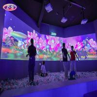 China 12m x 2.2m 3D Interactive Wall Projection System with 12 Games for Commercial Immersive Experiences for sale