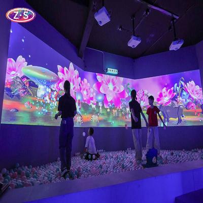 China 12m x 2.2m 3D Interactive Wall Projection System with 12 Games for Commercial Immersive Experiences for sale