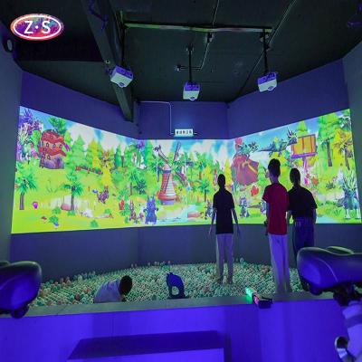 China Magic Wall Interactive Games Projector with 3800-Lumen Laser DLP Technology and 1024×7680 Resolution for sale