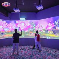 China Interactive Large Screen Wall Projection System 3D Immersive Games 12 in 1 for sale