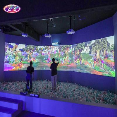 China Large Scale Interactive Immersive Wall Projection Game 12 Themes for Museums for sale