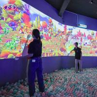 China Interactive Smash Gaming Projector System 12x2.2m Large Screen DLP Laser Projection for sale