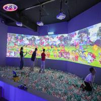 China Exhibition Hall Interactive Wall Projection System with 3800-Lumen Laser & 12 Games - Multi-Channel Fusion Technology for sale