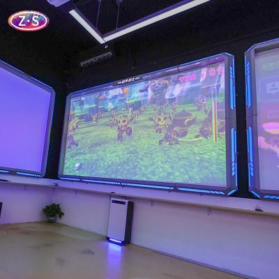 China Interactive Mech Warrior Motion Capture Gaming System with 1920×1200 HD Projection and 8 Theme Games for sale