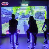 China Laser Projection Dynamic Group Racing System with 4000-Lumen Display and 4-User Multiplayer Capability for sale