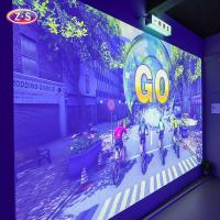 China 1920×1200 Projector Bicycle Simulator with 4000-Lumen Laser Projection and 4-Player Virtual Reality Exercise Gaming System for sale