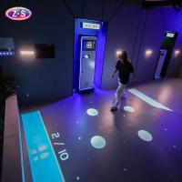China All-in-One Mobile Interactive Floor Projector with Coin Operated Control System for sale