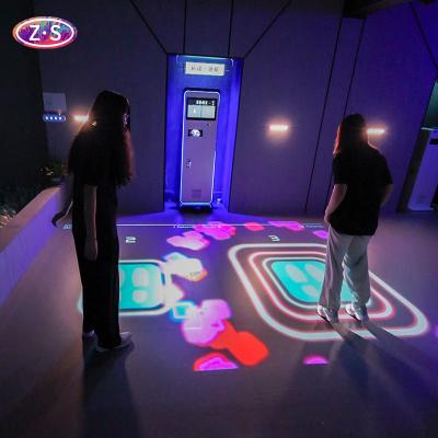 China HD Laser Mobile Coin Operated Floor Projection Unit 4000 Lumens 1920x1200 for sale