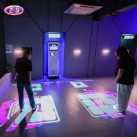 China Interactive Floor Projection System 4000 Lumen Laser Projector 48 Games Multiplayer for sale