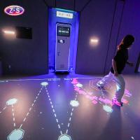 China Motion-activated Floor GameCoin Operated Interactive Floor Game Projector for sale