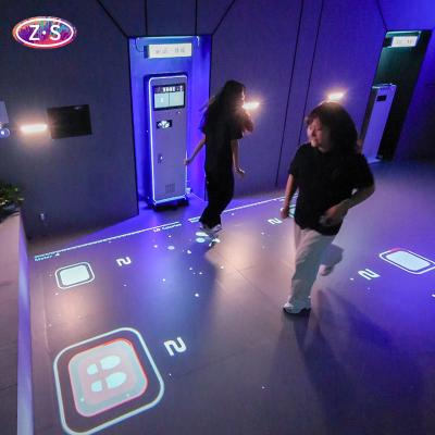 China Mobile Interactive Floor Projection 48 Games 4000 Lumen Laser Projector 6 Players for sale