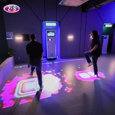 China Portable Coin Operated Interactive Floor Projector for Exhibitions and Events for sale