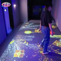 China Interactive Floor Projector 4000 Lumens 1920x1200 All In One Solution with Seamless Mobility for sale