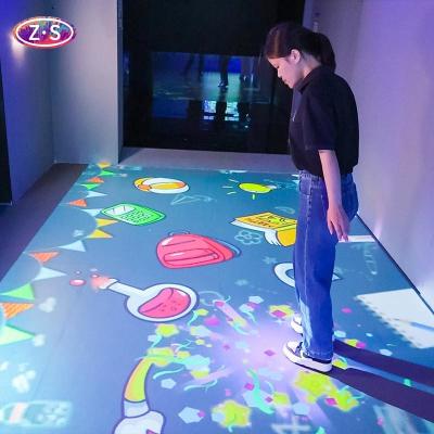 China 4000 Lumen Interactive Floor Projector Game 1920x1200 HD for Kids Gyms for sale