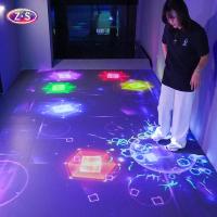 China Interactive Floor Projector 4000 Lumens 3LCD 80 Built-in Games for Commercial Complexes for sale