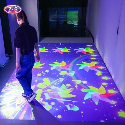 China 1920x1200 Interactive Floor Display System with 4000-Lumen 3LCD Laser Projector and 80+ Ultra-HD Scenes for sale