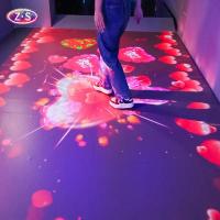 China 4*2.5m Interactive Floor System Eggs Theme Childrens Games Projected On Floor for sale