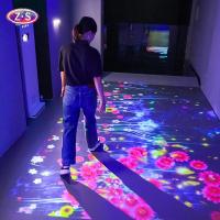 China Short Throw All In One Interactive Floor Projector Mobile Display For Play Venues for sale