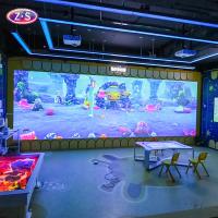 China Interactive Coloring Wall for Corporate Wellness Zone Radar Sensing 10 Play Modes for sale