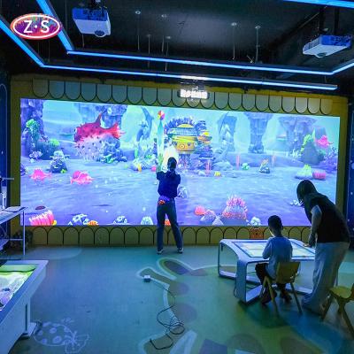 China Interactive Wall Drawing Game DLP Display 5000 Lumens Projection for Kids Education for sale