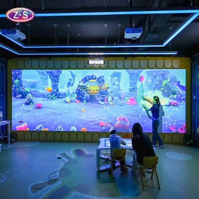 China Multiplayer AR Interactive Wall Drawing Projection System 3800 Lumen Infrared Sensor for sale