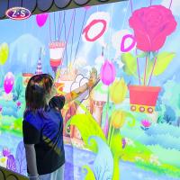 China Resort Family Entertainment Zone Using Interactive Coloring Wall for Active Fun for sale