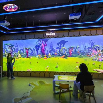 China Interactive Wall Games Magic Drawing LCD Touch Table with 6 Projector Support for sale