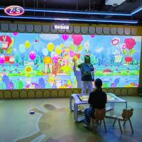 China Large Wall Projection AR Drawing Interactive Game 3800 Lumens 10 Scenes for sale