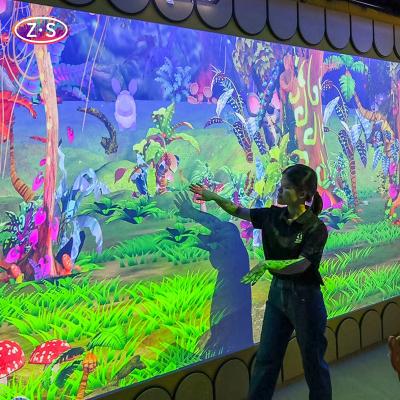 China Interactive Alive Drawing Motion Based Projection System for Kids with 10 Game Scenes for sale