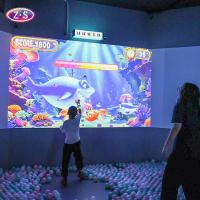China Interactive Throw Wall Game System with DLP 3D Effects - 3800-Lumen Laser Projector & 30+ Games for sale