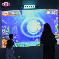 China Remote Control Interactive Wall Gaming System with 3800-Lumen Laser Projector and 1024×768 Resolution for sale