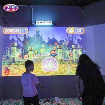 China Interactive Throw Wall Game 30+ Games Laser Projection 3800 Lumen DLP for sale