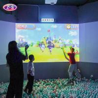China DLP Interactive Wall Projection Games Auto Scoring 3800 Lumens for Multiple Players for sale