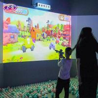 China Multi Point Interactive Wall Game All In One Projection Solution Easy Setup 30 Games for sale